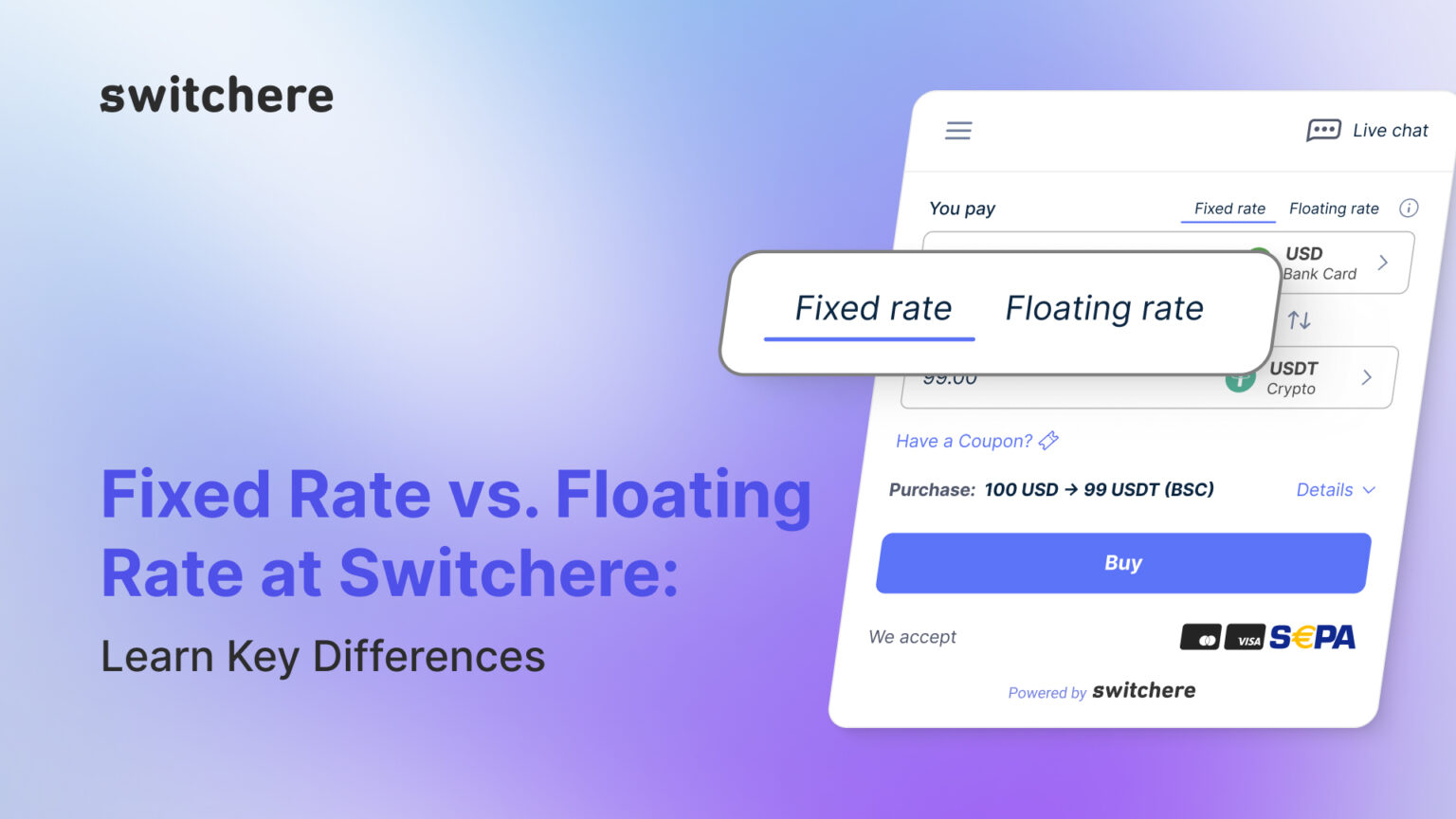 Fixed Rate vs. Floating Rate at Switchere: Learn Key Differences – Blog ...